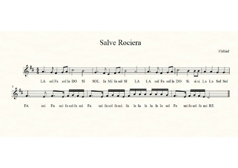 Salve Rociera | PDF