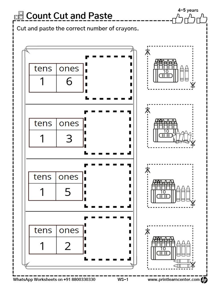 LKG Number Place Value 10s and 1s | PDF | Plants | Agriculture