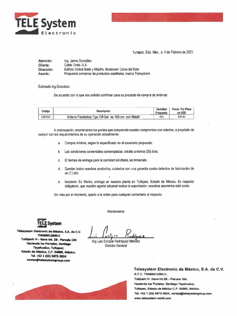 Cable Onda. S.A | PDF