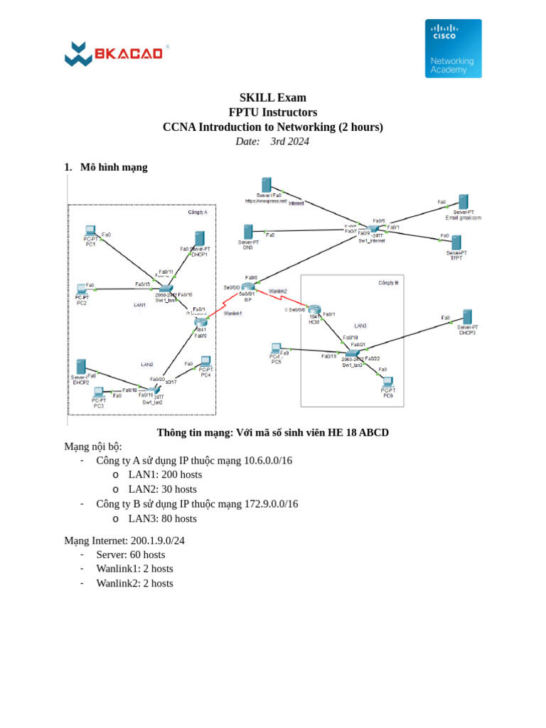 Đề bài lab 9 | PDF