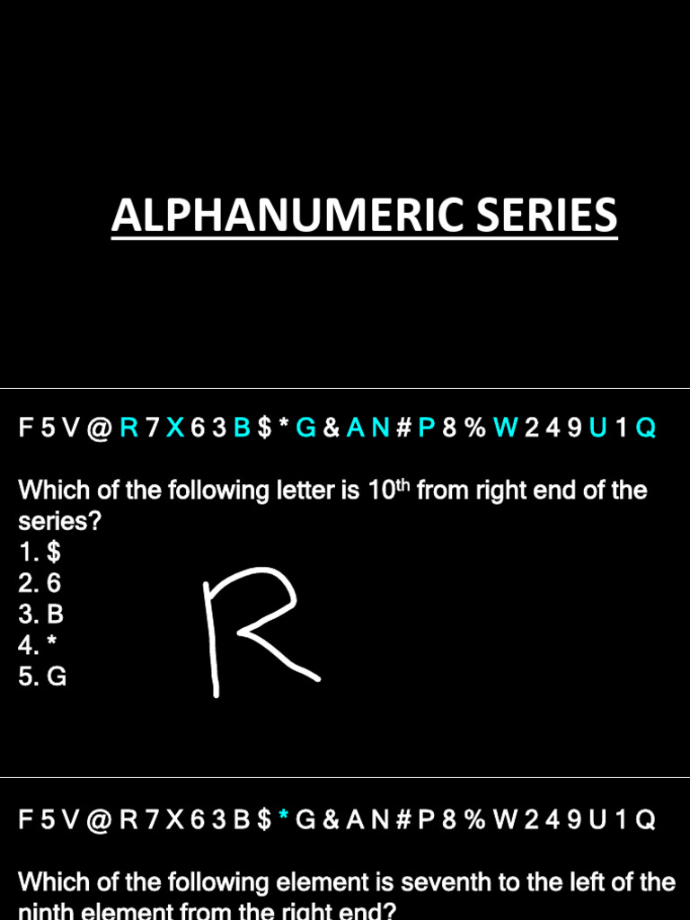 Alphanumeric Series | PDF | Alphabet | Consonant