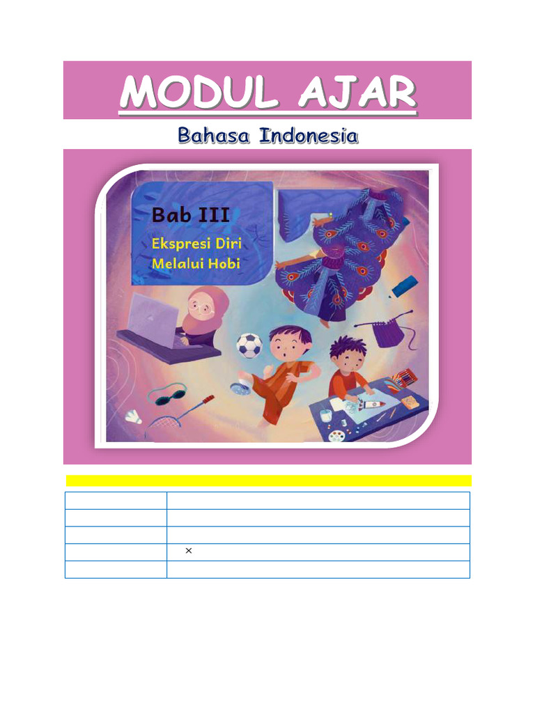(SDN TISNOGAMBAR 01) 3. Modul Ajar B.Indonesia Kelas 5 - BAB 3 | PDF