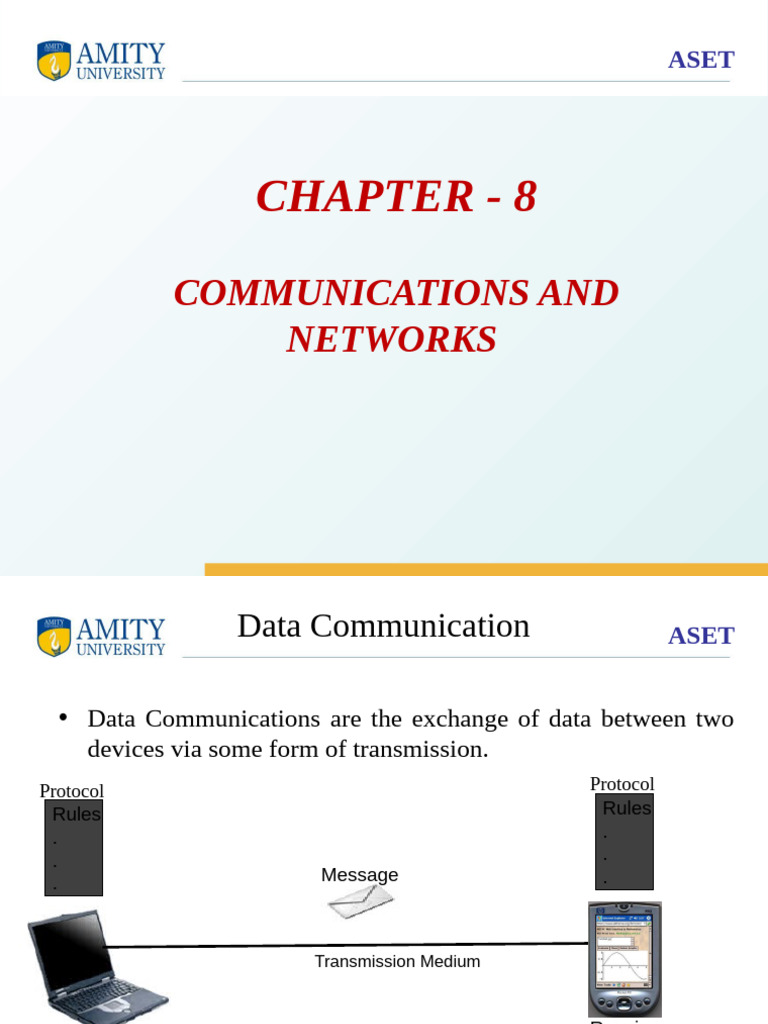 Chapter - 8 Communications and Networks | PDF | Computer Network | Duplex (Telecommunications)