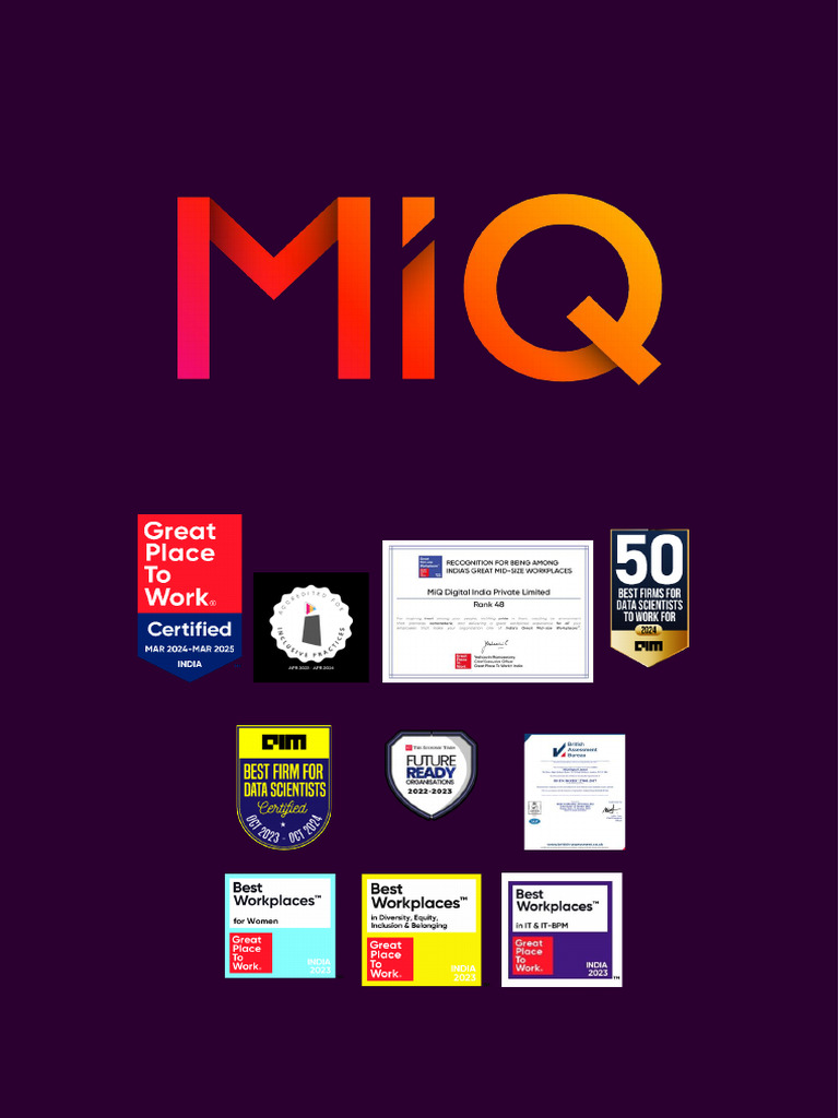 Data Scientist Intern Role at MiQ | PDF | Data Science | Advertising