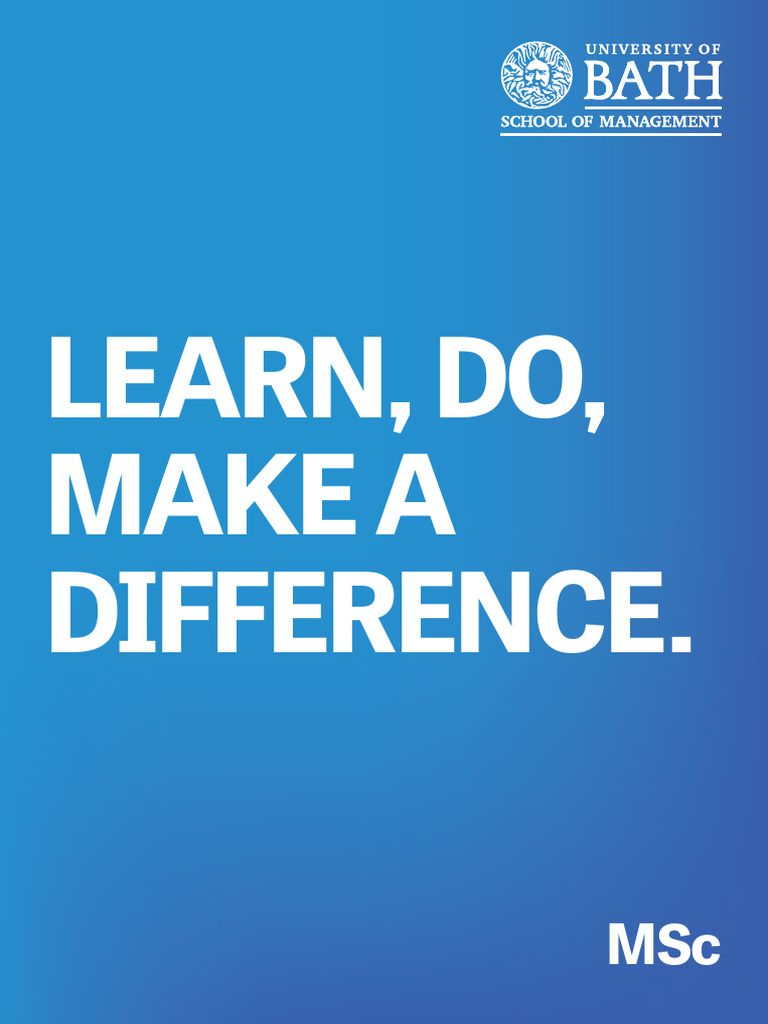 School of Management Msc Courses Brochure | PDF | Entrepreneurship ...