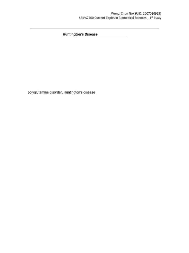 Neurodegenerative Disorders Caused by Trinucleotide Repeat Expansion ...
