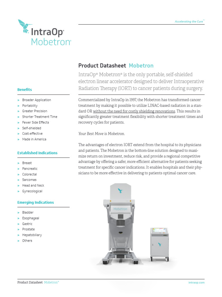 755-00041 Rev. B Mobetron Product Datasheet | PDF | Clinical Medicine ...