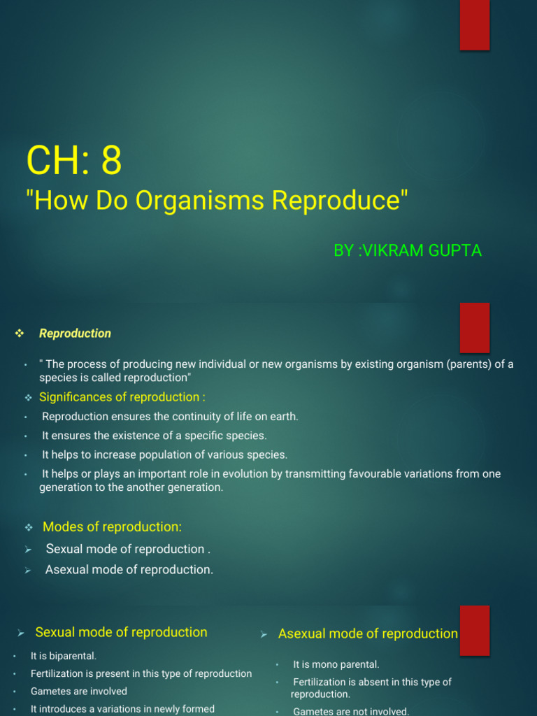 Reproduction Part 1 Important Pdf Flowers Sexual Reproduction