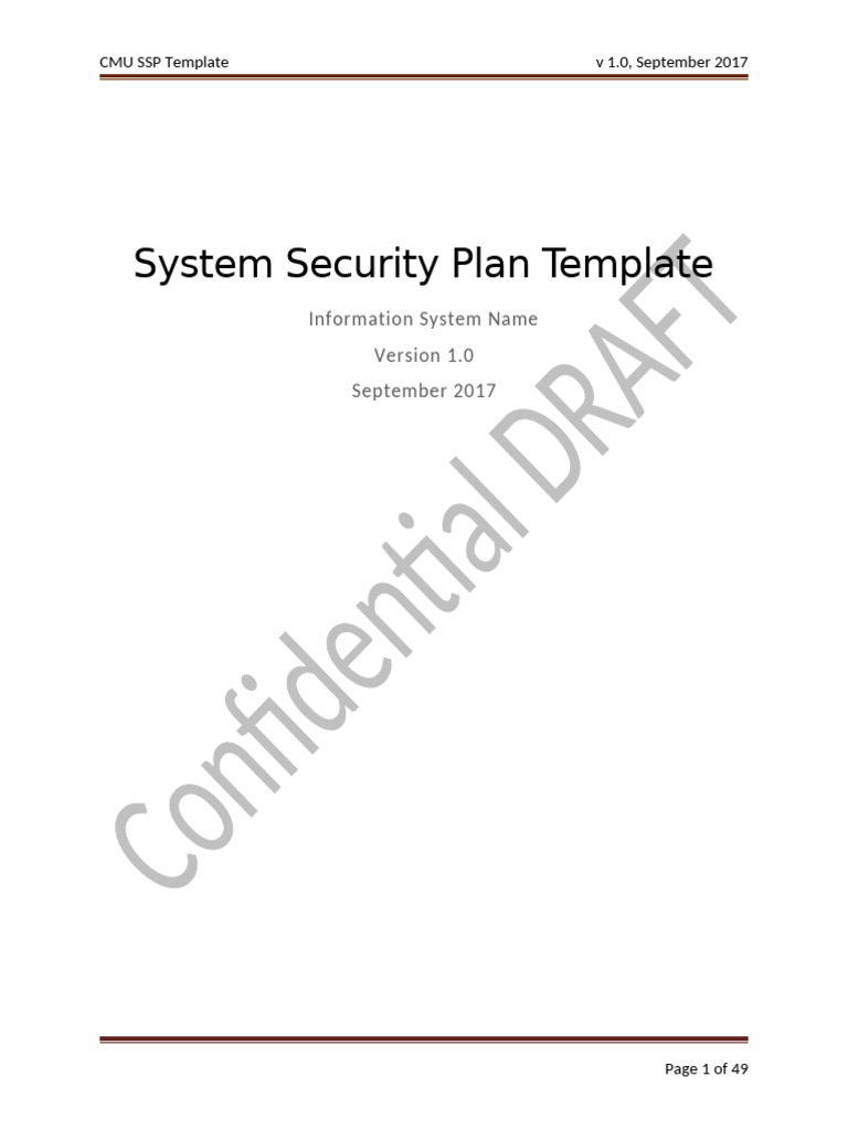 CMU SSP Template | PDF | System | World Wide Web