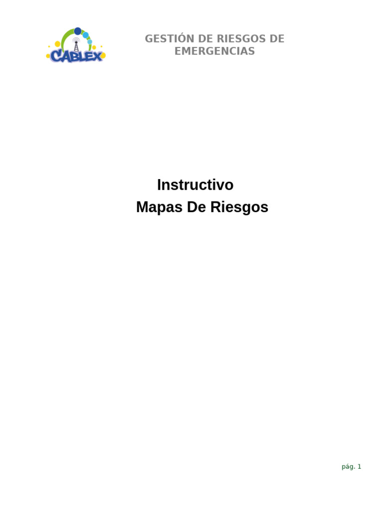 Instructivo para Mapas de Riesgos | PDF | Mapa