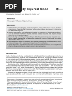 Palpation Tests For Effusion in The Knee Joint | PDF | Knee | Joints