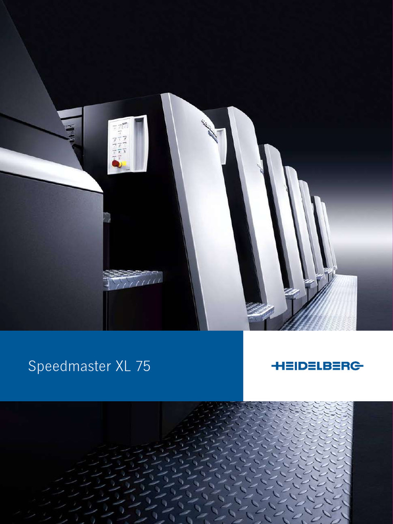 Heidelberg XL75 Series ENG | PDF | Automation | Printing
