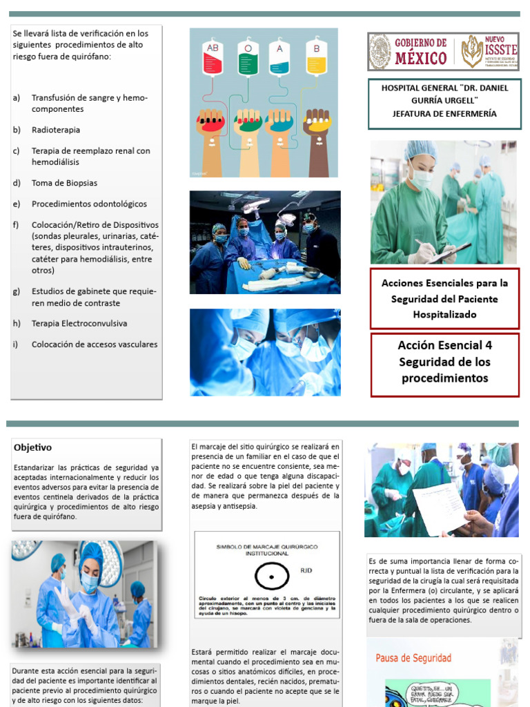 Triptico Aesp 4 | PDF | Cirugía | Hemodiálisis