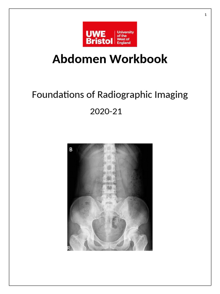 Abdomen Workbook (2) GG | PDF | Abdomen | Pelvis