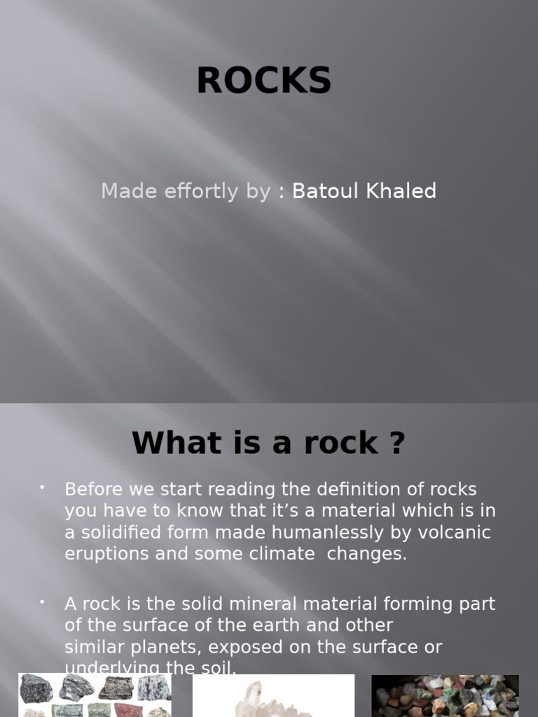 Rocks | PDF