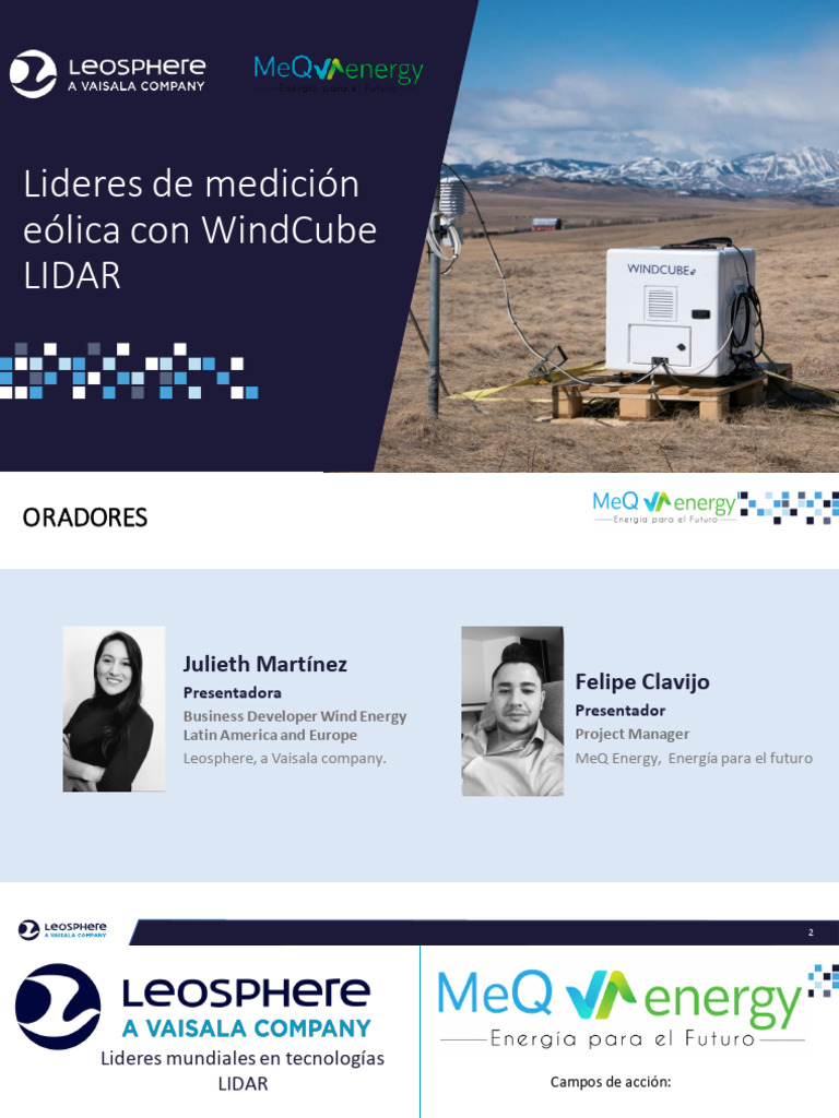 WindCube LIDAR: Innovación en Medición Eólica | PDF | Lidar | Turbina