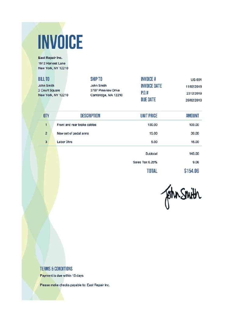 invoice02 | PDF