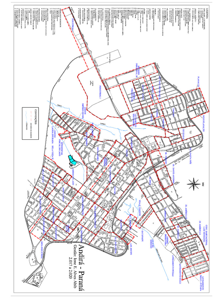 Mapa Andirá - Paraná 2017 | PDF