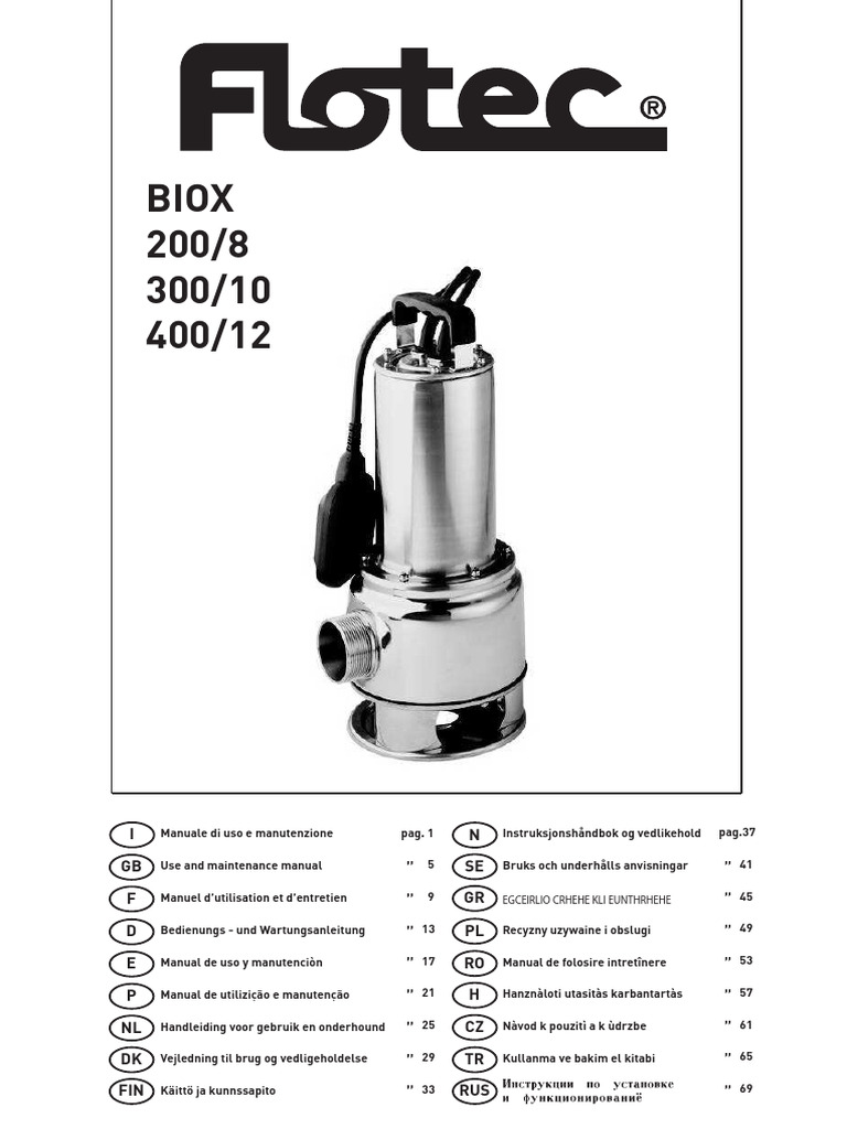 Biox Series | PDF
