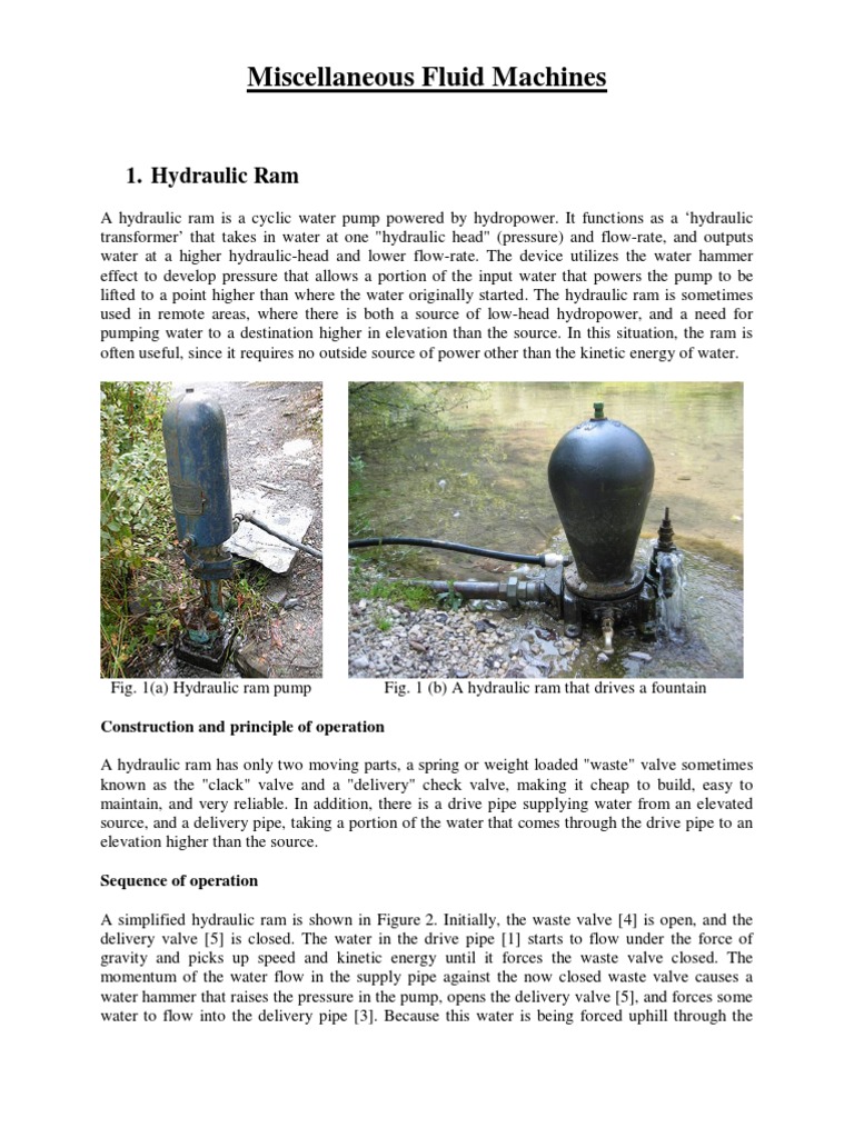 Overview of Fluid Machines | PDF | Pump | Transmission (Mechanics)