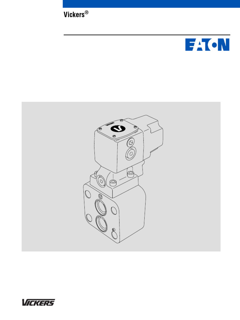 Vickers Electrically Modulated Relief Valve Manual | PDF | Valve ...