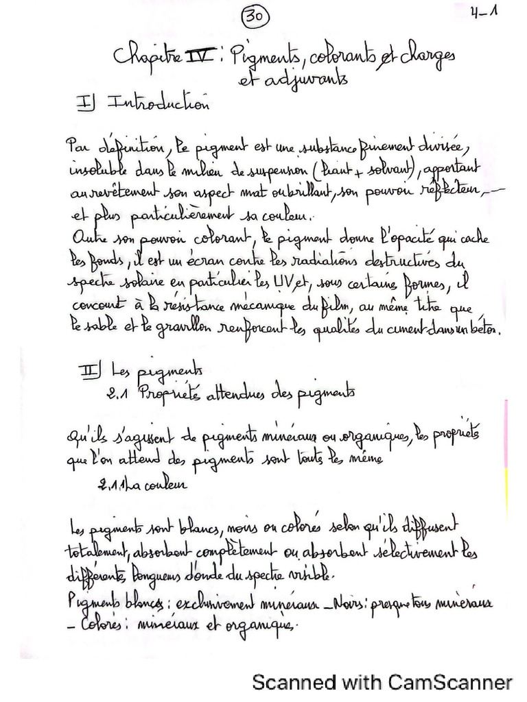 Chapitre4-Peintures Et Vernis - Fsk. Master Ing - Mat | PDF