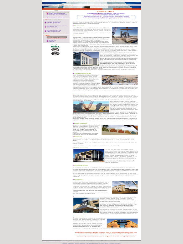 Concrete Buildings: Commercial Construction Concrete Buildings, Design For Tilt Up and ICF (Ins ...