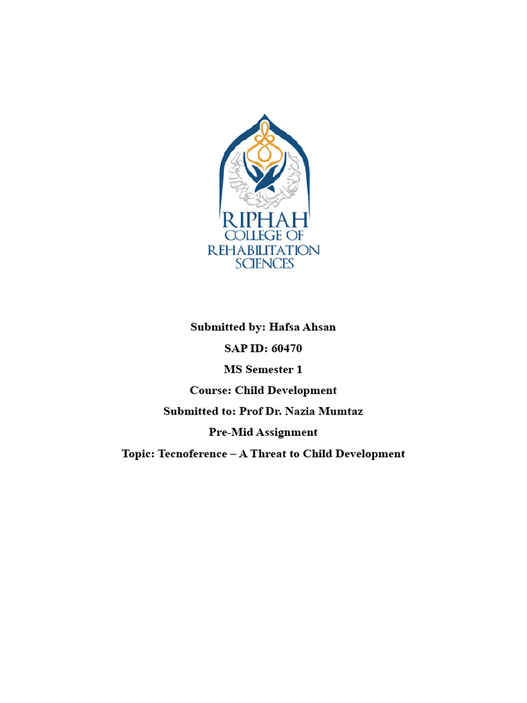 Child development A1 | PDF | Attachment Theory | Child Development