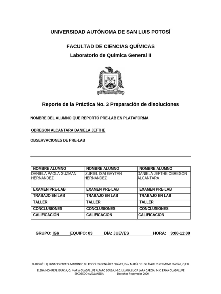 Prelaboratorio 3.PDF Preparacion de Disol | PDF | Ácido clorhídrico ...