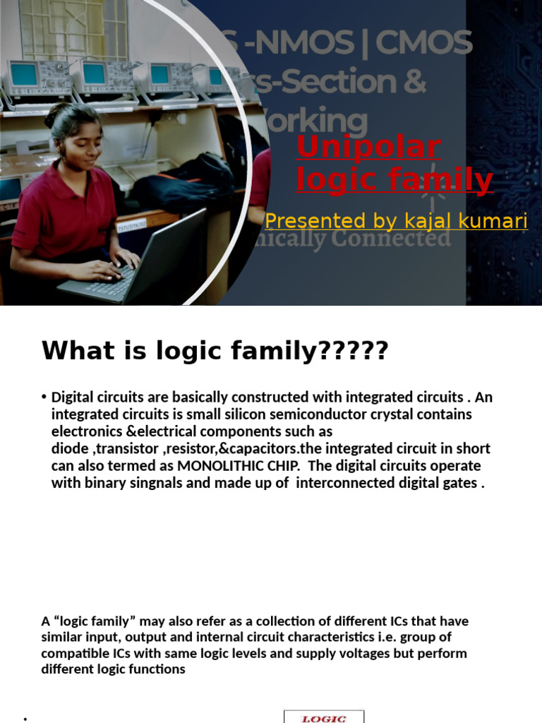 Unipolar Logic Family (2 | PDF | Logic Gate | Mosfet