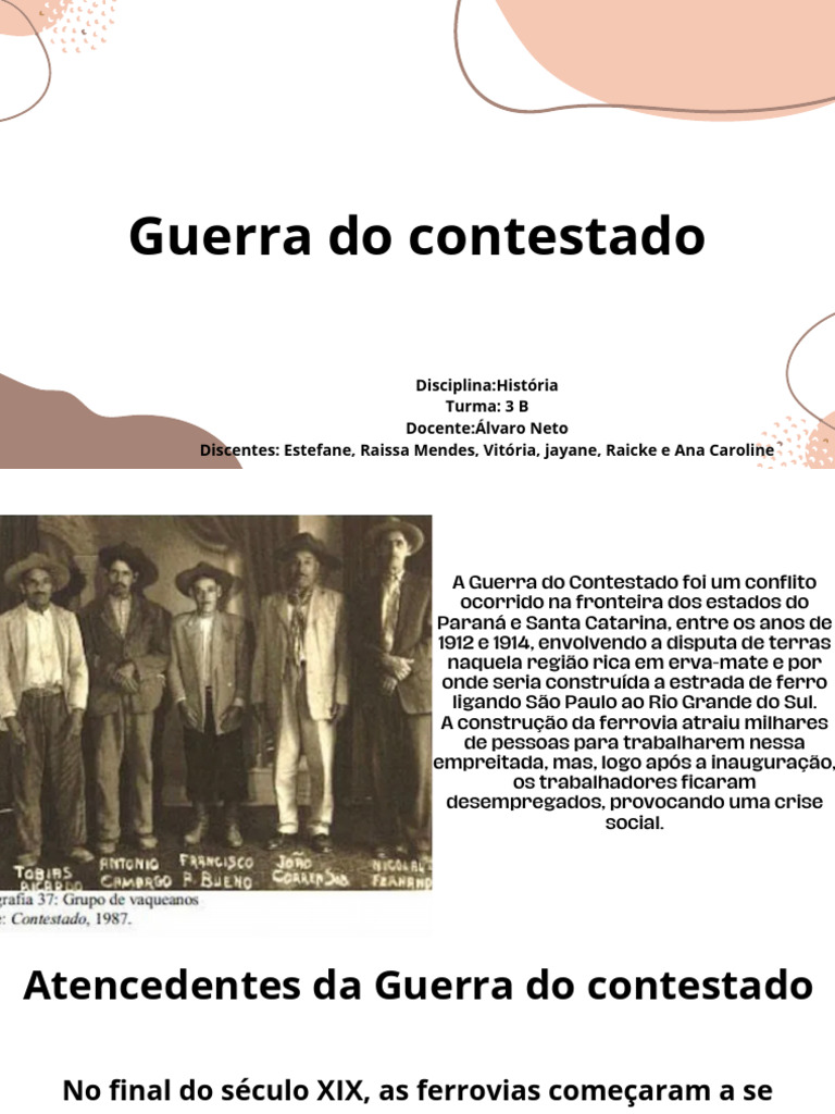 Guerra Do Contestado | PDF | Brasil