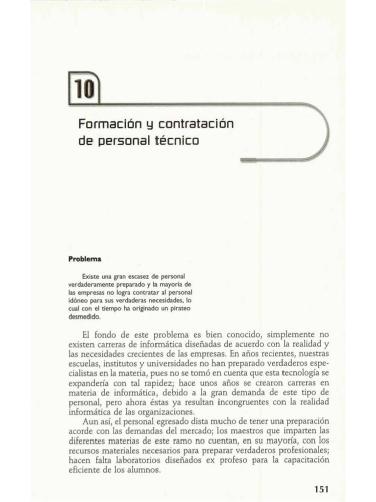 Tema 10.1 - Administracion de La Funcion Informatica - 6. - Formacion y Contraracion de Personal ...