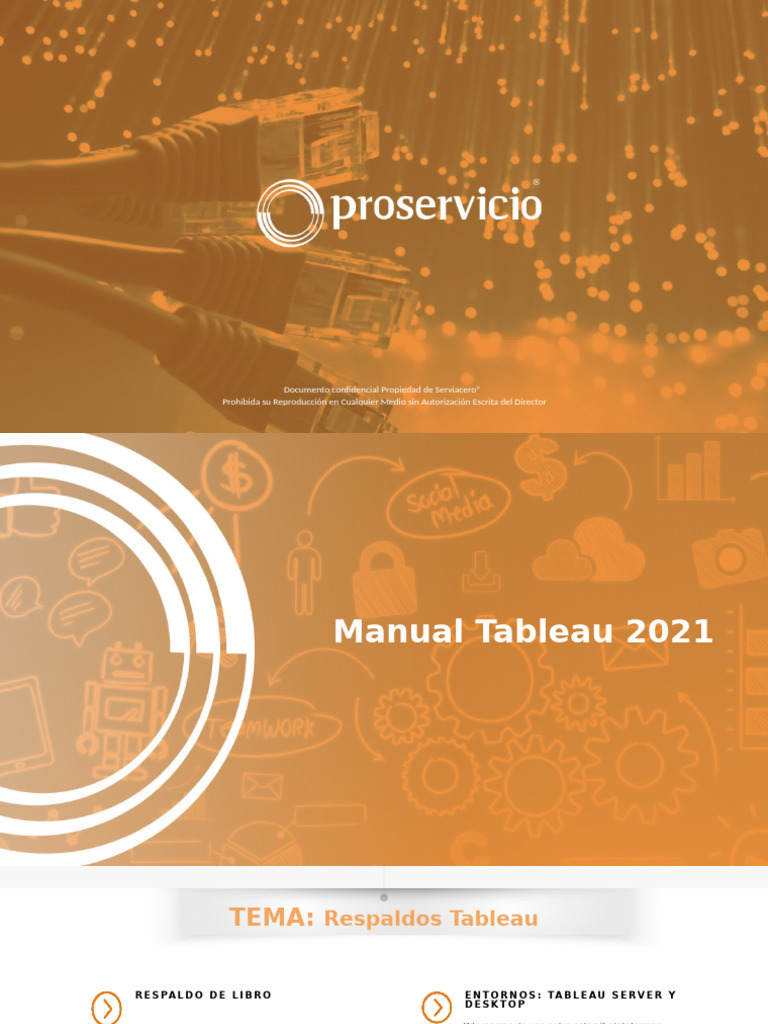 Manual Tableau 2021 | PDF | Servidor (Computación) | Computadora de ...