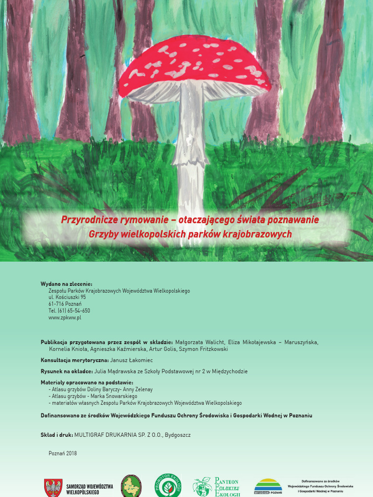 Rymowanka Druk Grzyby | PDF