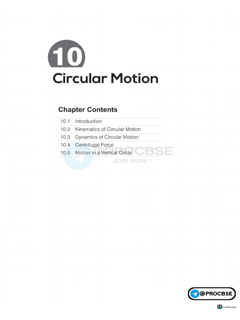 Circular Motion | PDF