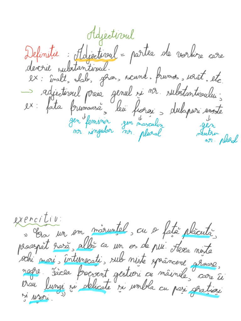 Adjectivul | PDF