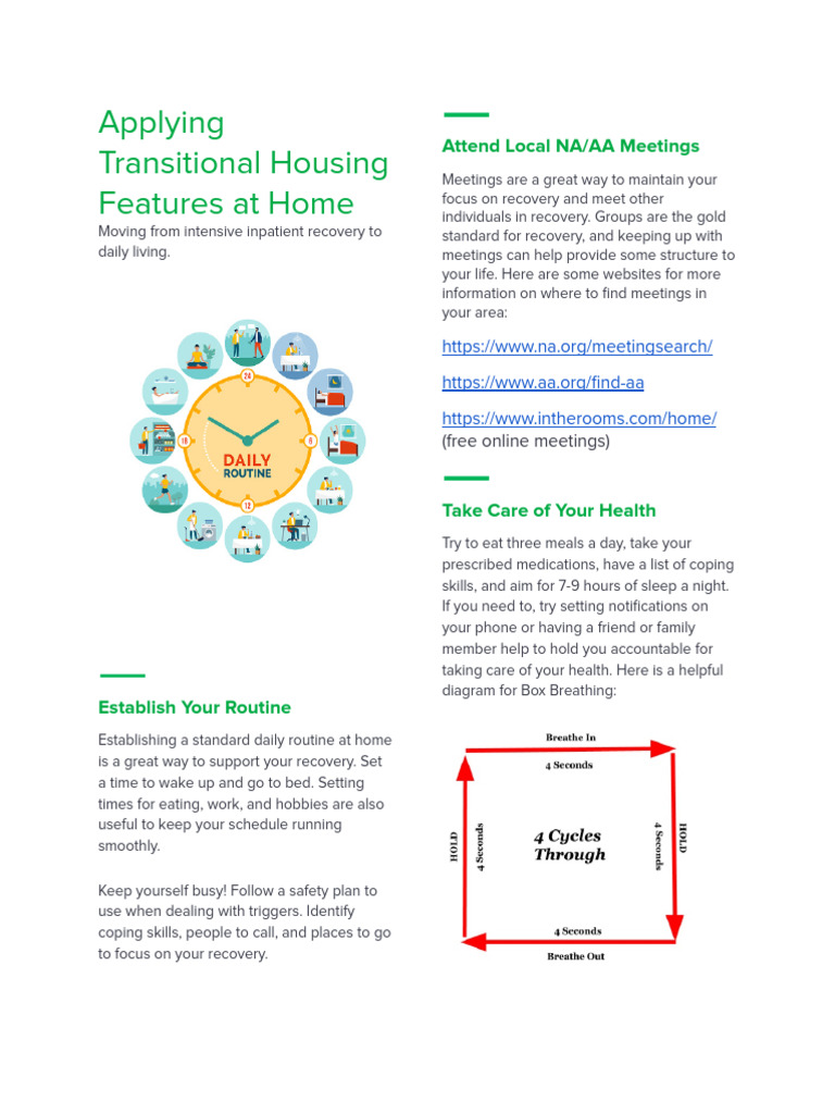 Recovery at Home | PDF | Drug Rehabilitation | Health Care