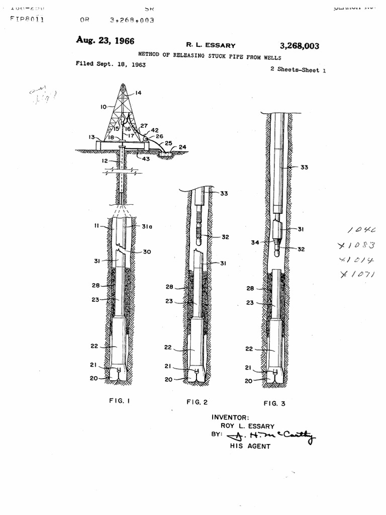 Method for Releasing Stuck Well Pipe | PDF | Casing (Borehole) | Pump
