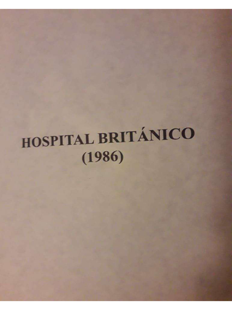 Hospital Britanico | PDF