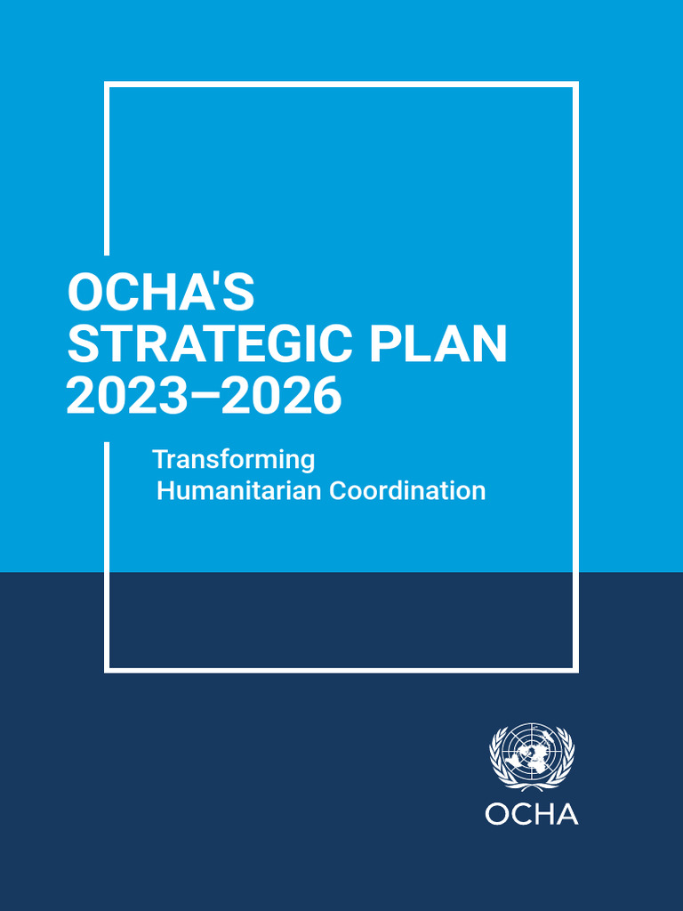 OCHA Strategic Plan 2023-2026 | PDF | Poverty | Poverty & Homelessness