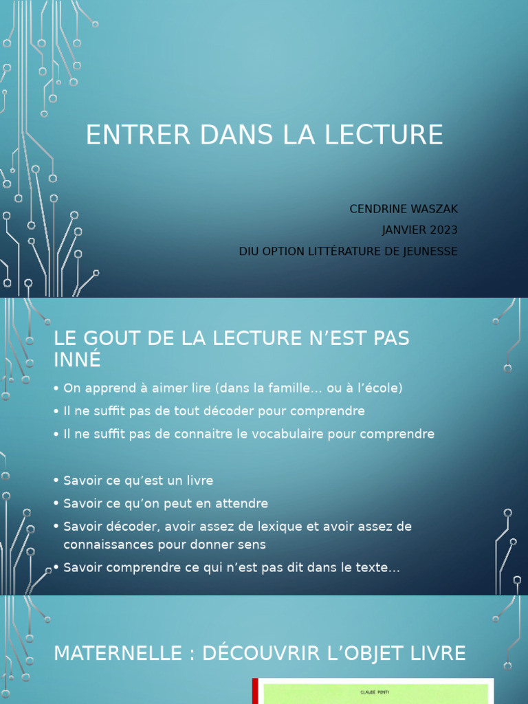 Lire à l’école | PDF