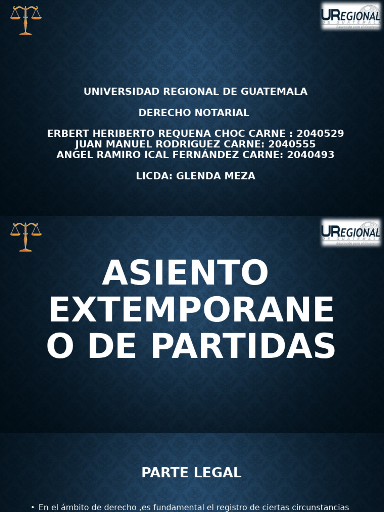 Asiento Extemporaneo de Partidas | PDF | Estado civil | Gobierno