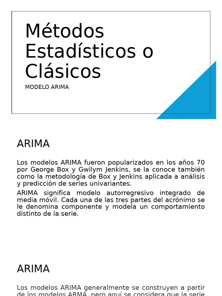 Modelos ARIMA para Series Temporales | PDF | Matemáticas Aplicadas