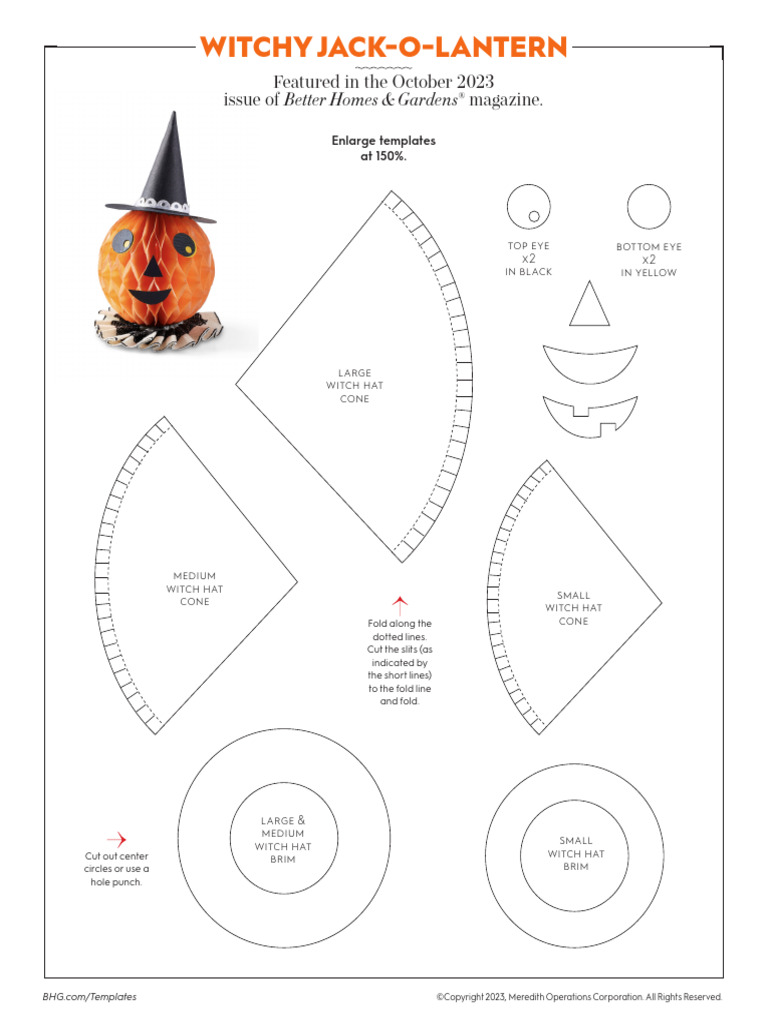 Halloween Craft Templates | PDF