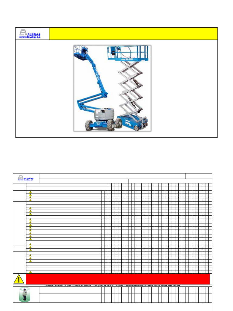 Check list de inspeção PTA - atual_13-07-2017 | PDF | Motores