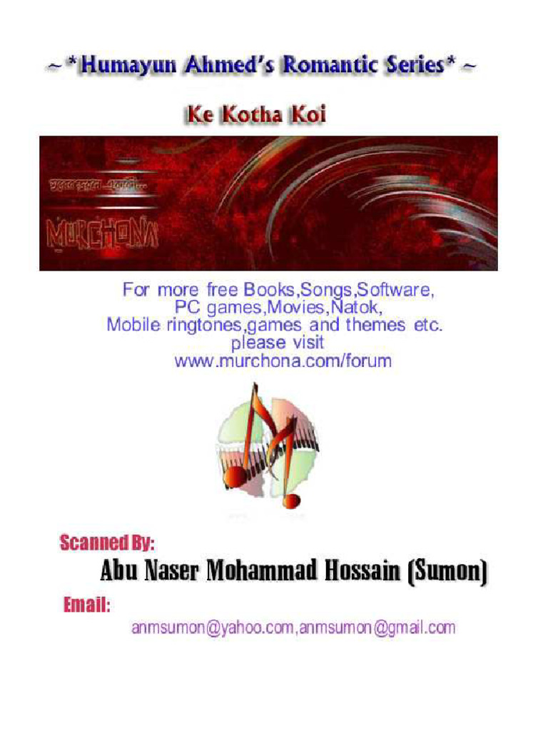 Ke Kotha Koi by Humayun Ahmed | PDF