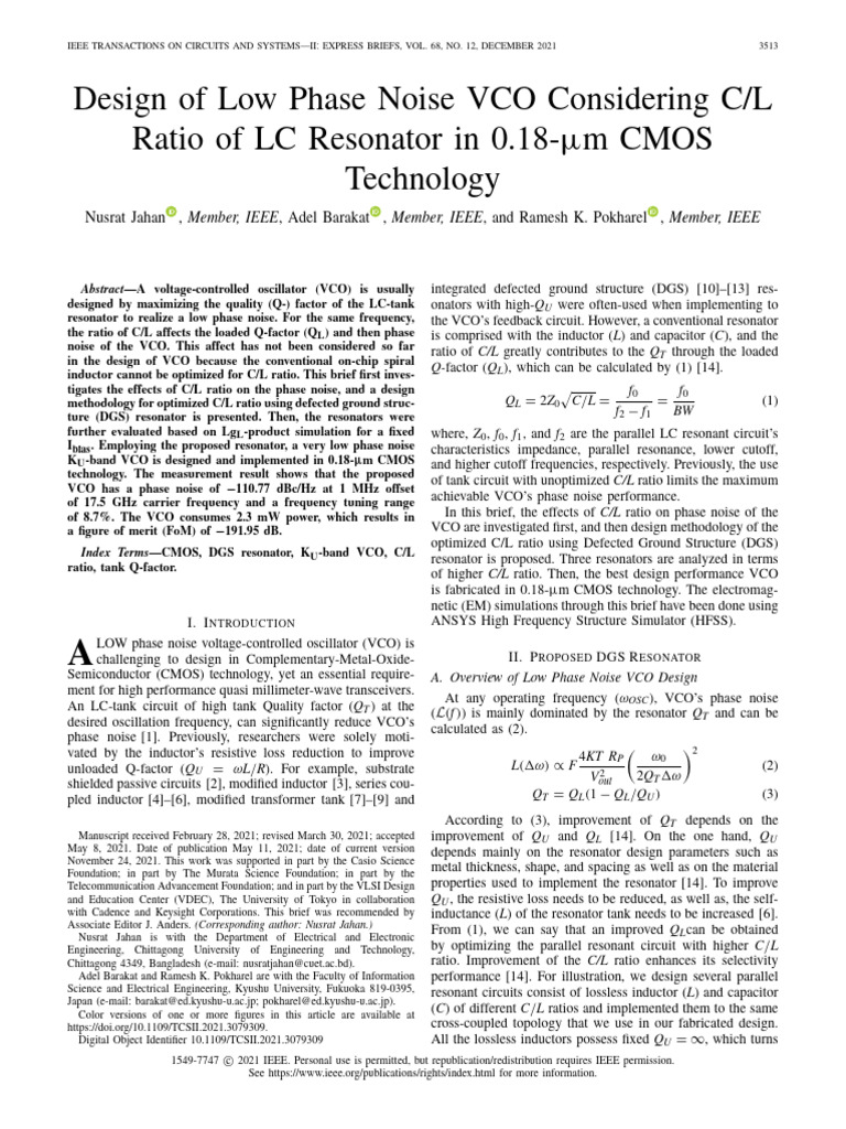 Tcas II | PDF | Resonance | Inductor