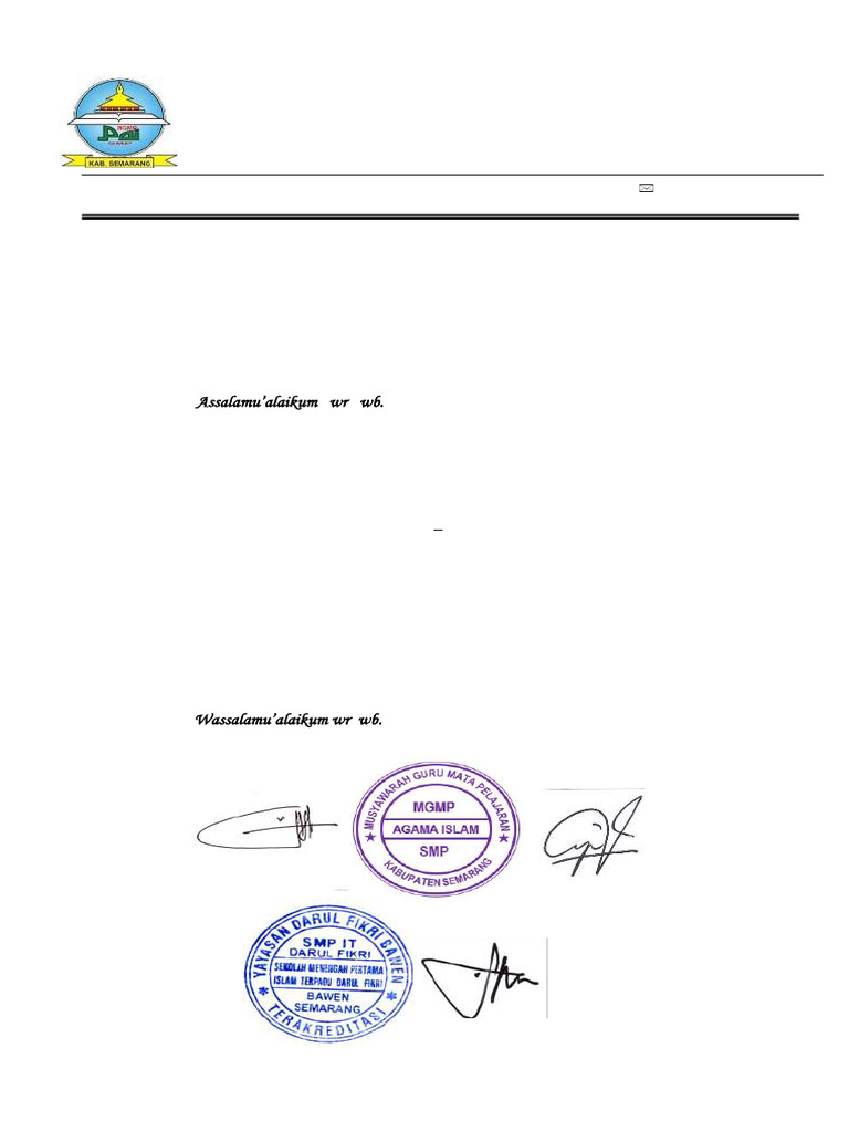 UND MGMP PAI - 15 Agustus 2024 | PDF