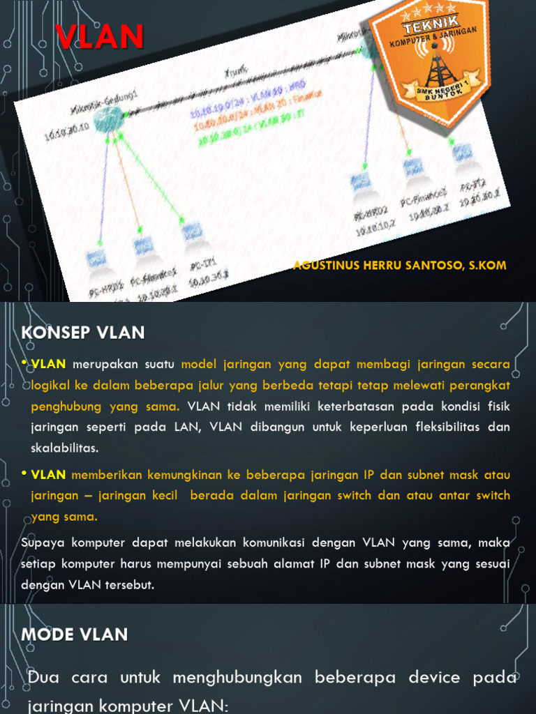 VLAN | PDF | Griya & Taman | Komputer
