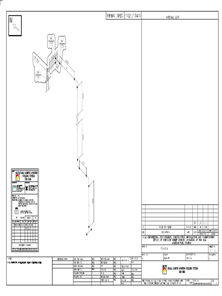 SDD Kafs Pepi Ppi Iso DWG 0001 Npsi (D) A (101 A) | PDF